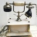Vintage Rotary Marble Telephone With Beautiful Details in Working ...