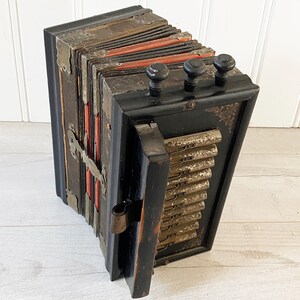 RARE Antique German Hand Organ Made in Saxony REEDS Grand Organ ...