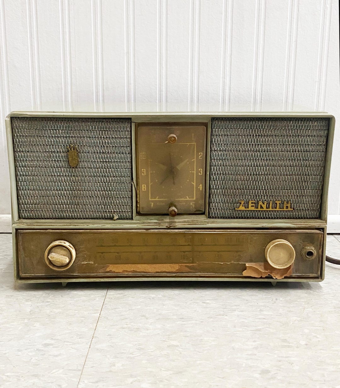 Vintage 1950's ZENITH Radio Model No S-43497 MCM Mid Century - Etsy