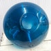 Vintage Blue Glass Vase - Etsy