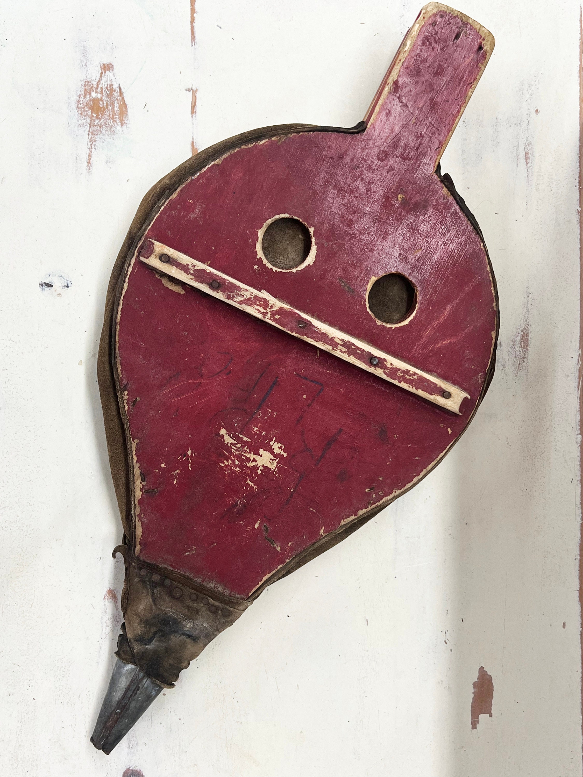 Antique Primitive Bellows Made With Wood, Leather and Metal - Etsy