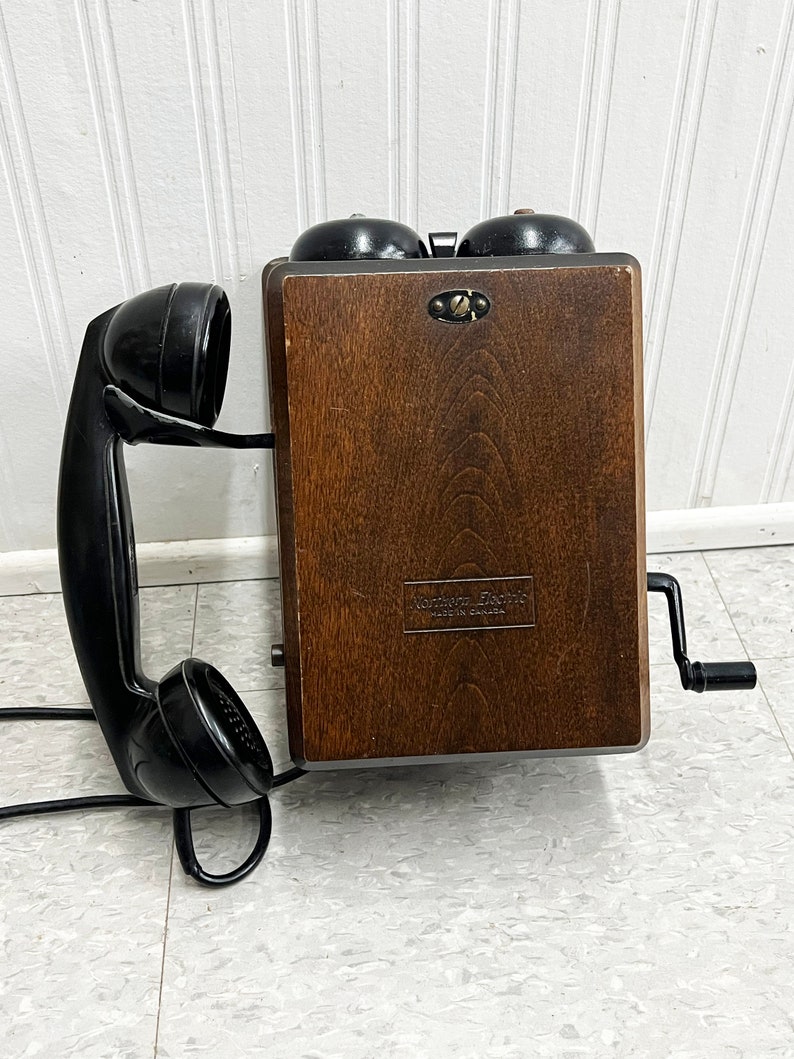 RARE Antique Northern Electric Crank Phone - Etsy