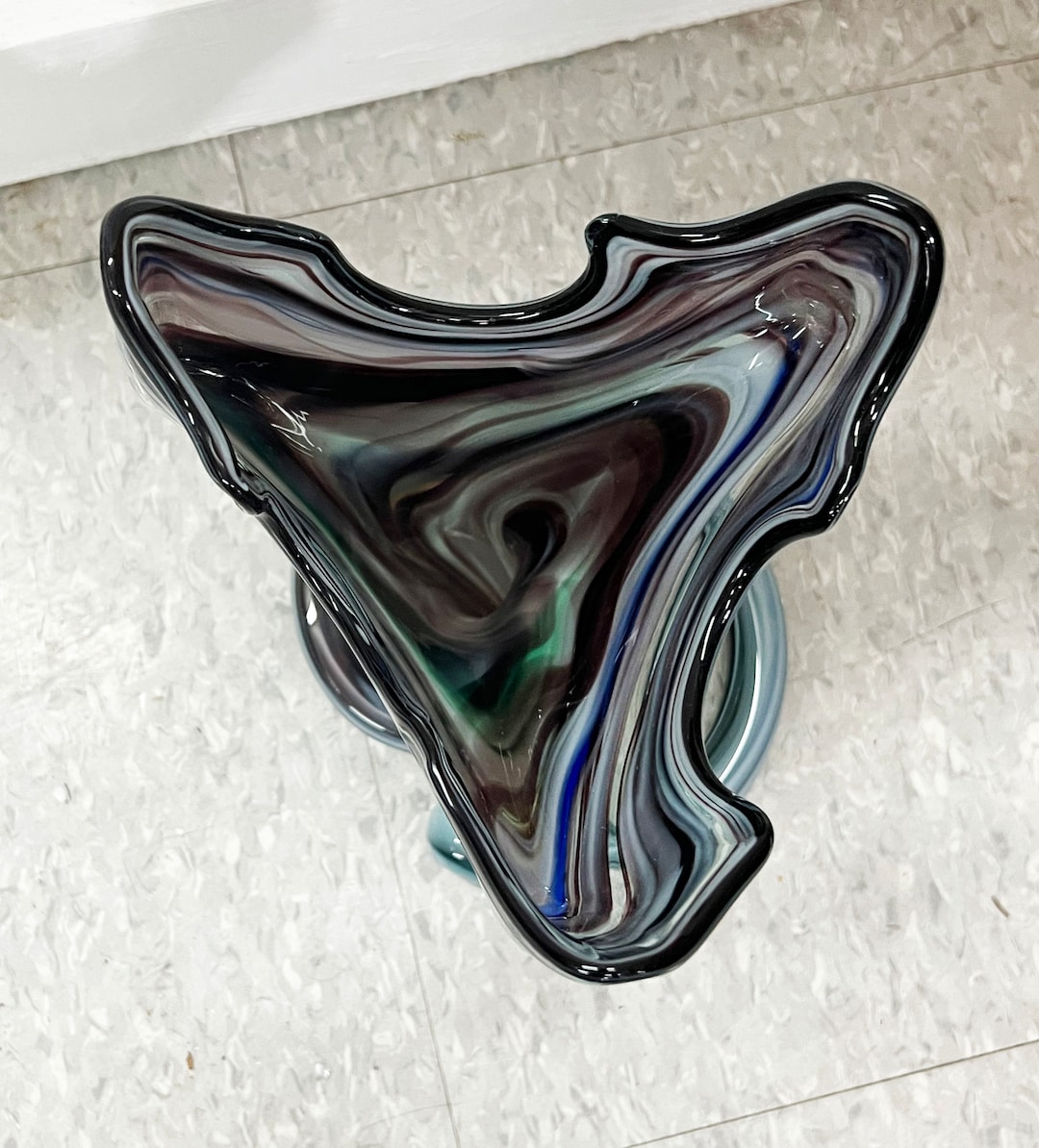 Gorgeous SOONER Glass by the Glass Garage Hand Blown Art Glass - Etsy