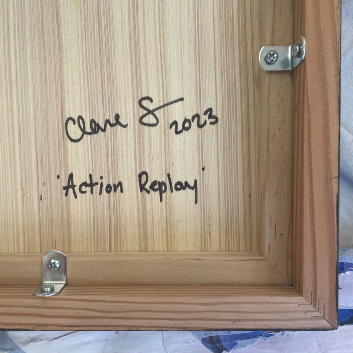 Action Replay - Original Mixed Media & Collage Artwork by Clare Schmehl ...