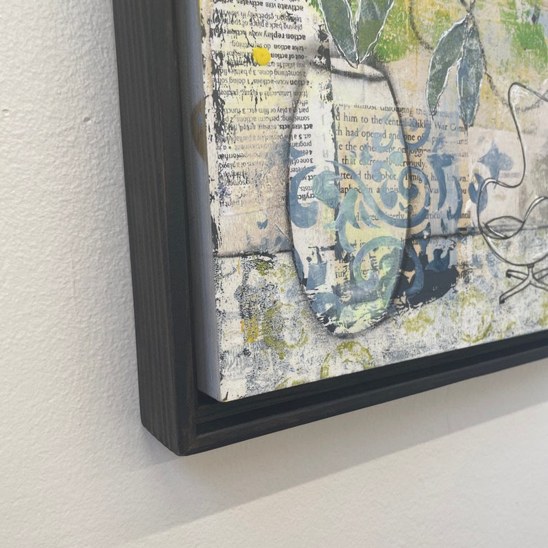 Action Replay - Original Mixed Media & Collage Artwork by Clare Schmehl ...