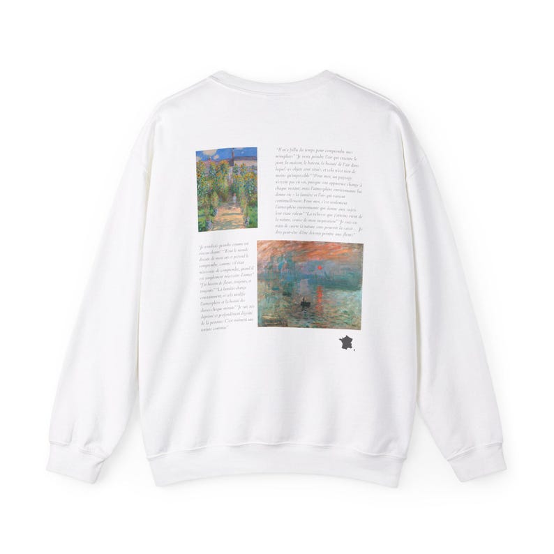 Monet Sweatshirt- | Artist Inspired | Fine Art | Unisex | - Etsy