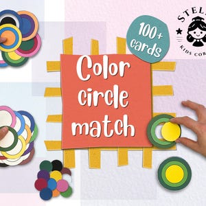 Color Circle Match Game | Printable PDF | 100+ Pattern Cards for Kids ...
