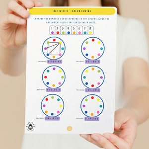 Interactive Color Learning Workbook for Children in Preschool ...