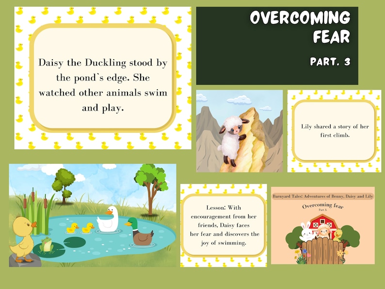 Printable Children’s Book - Barnyard Tales: Overcoming Fear, Part 3 ...