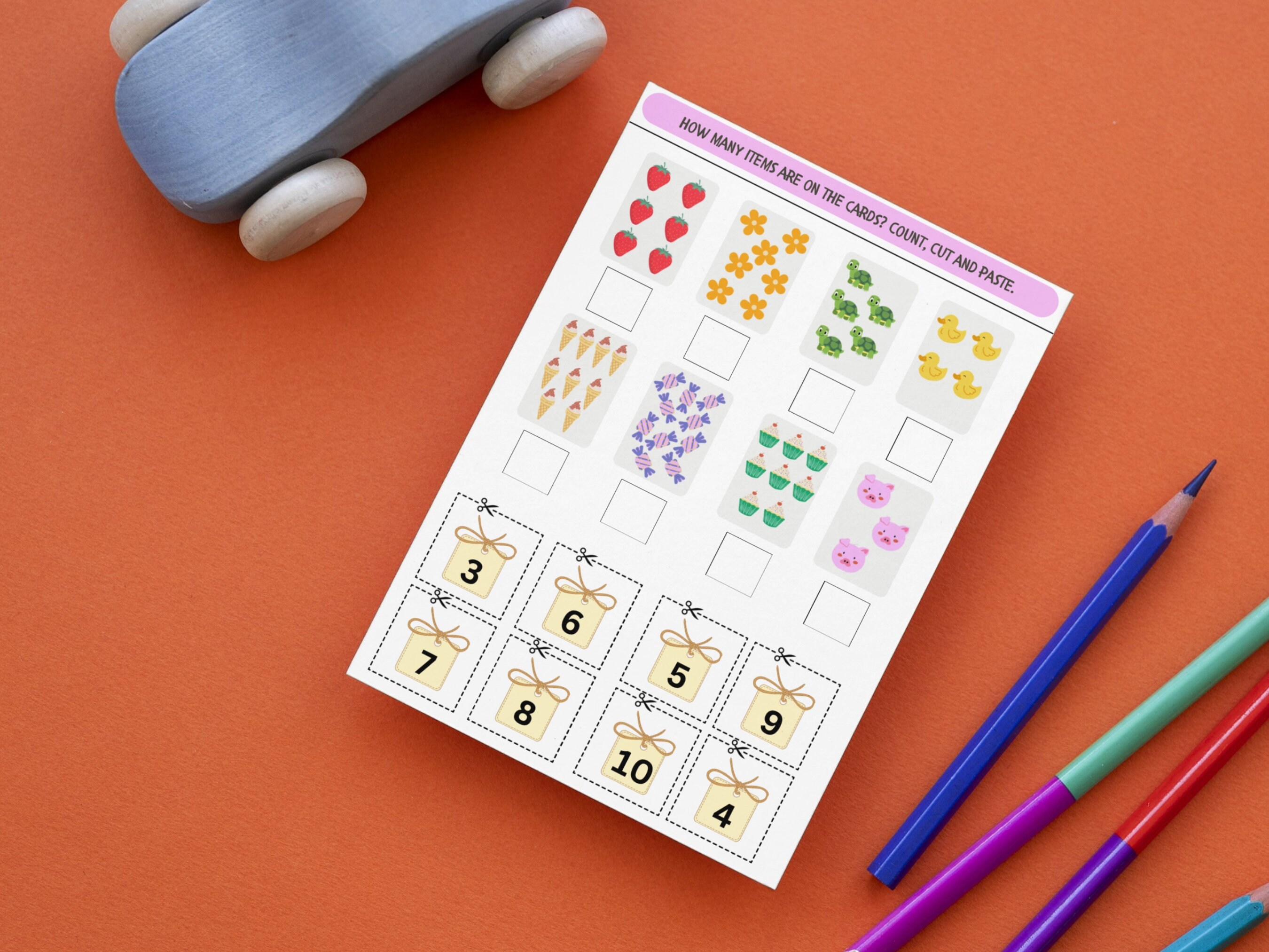 Counting Digital Workbook-numbers From 0-10-toddler, Kindergarten ...