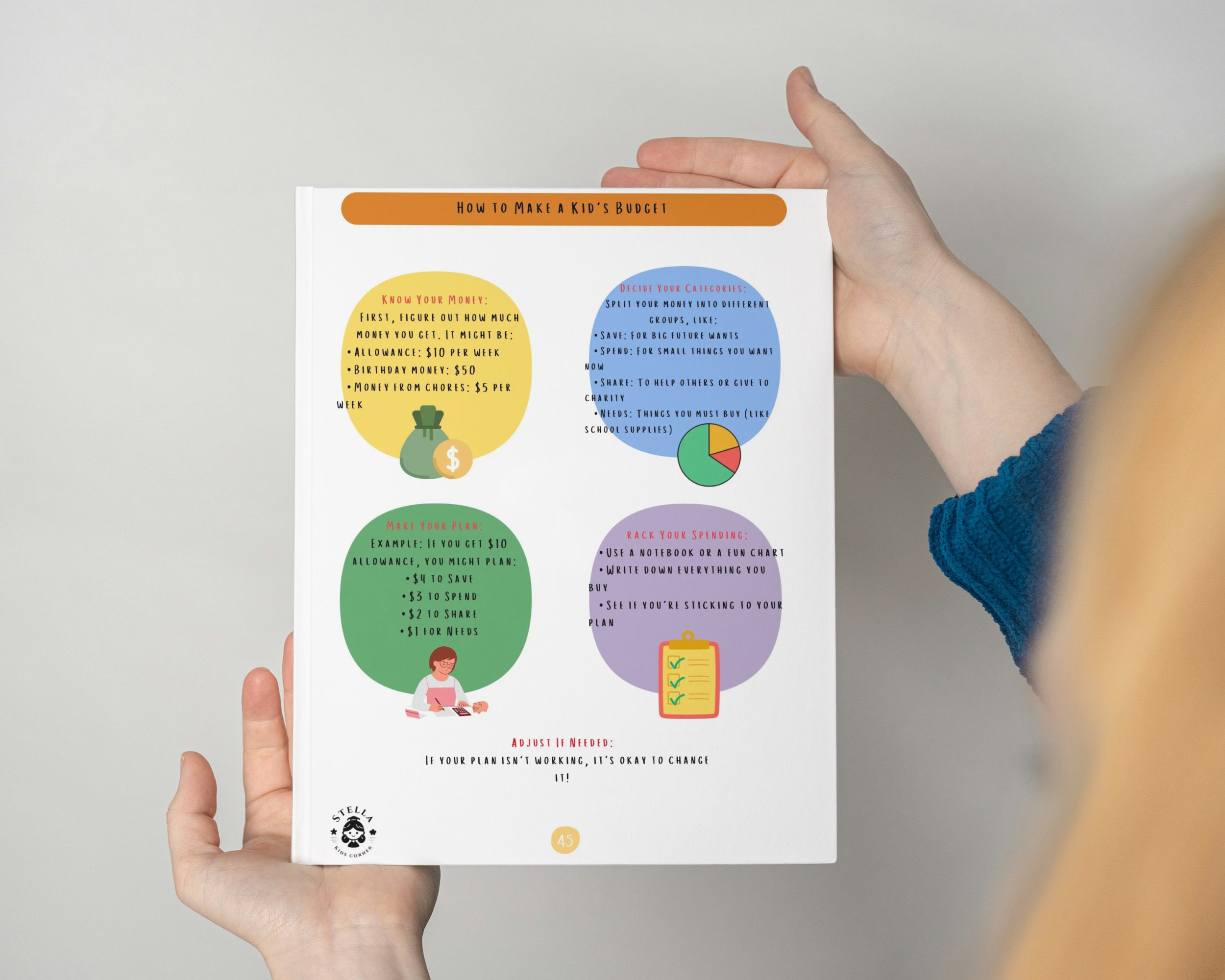 Kids Financial Workbook, Printable Money Activities for Children ...