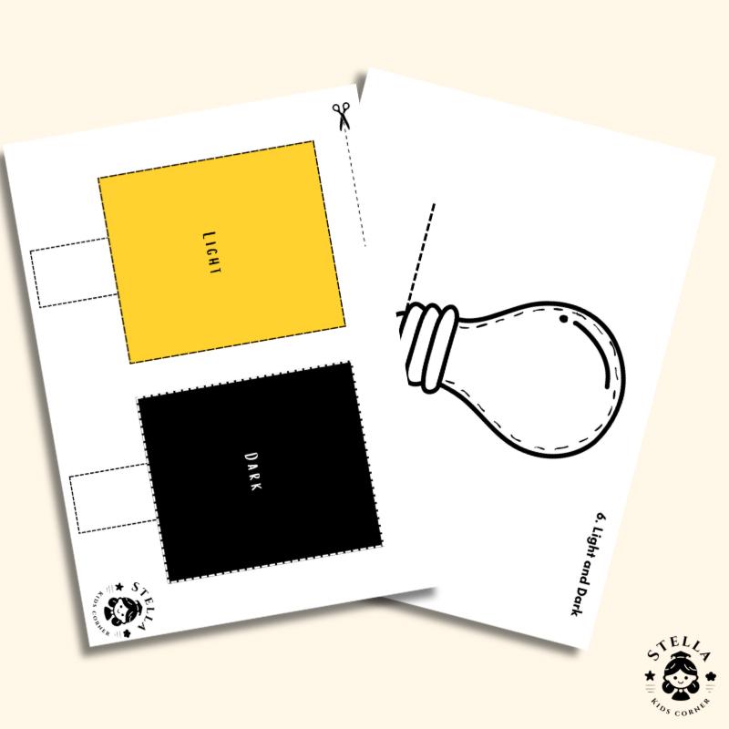 Printable Opposite Words Quiet Book for Kids | Interactive Busy Book ...