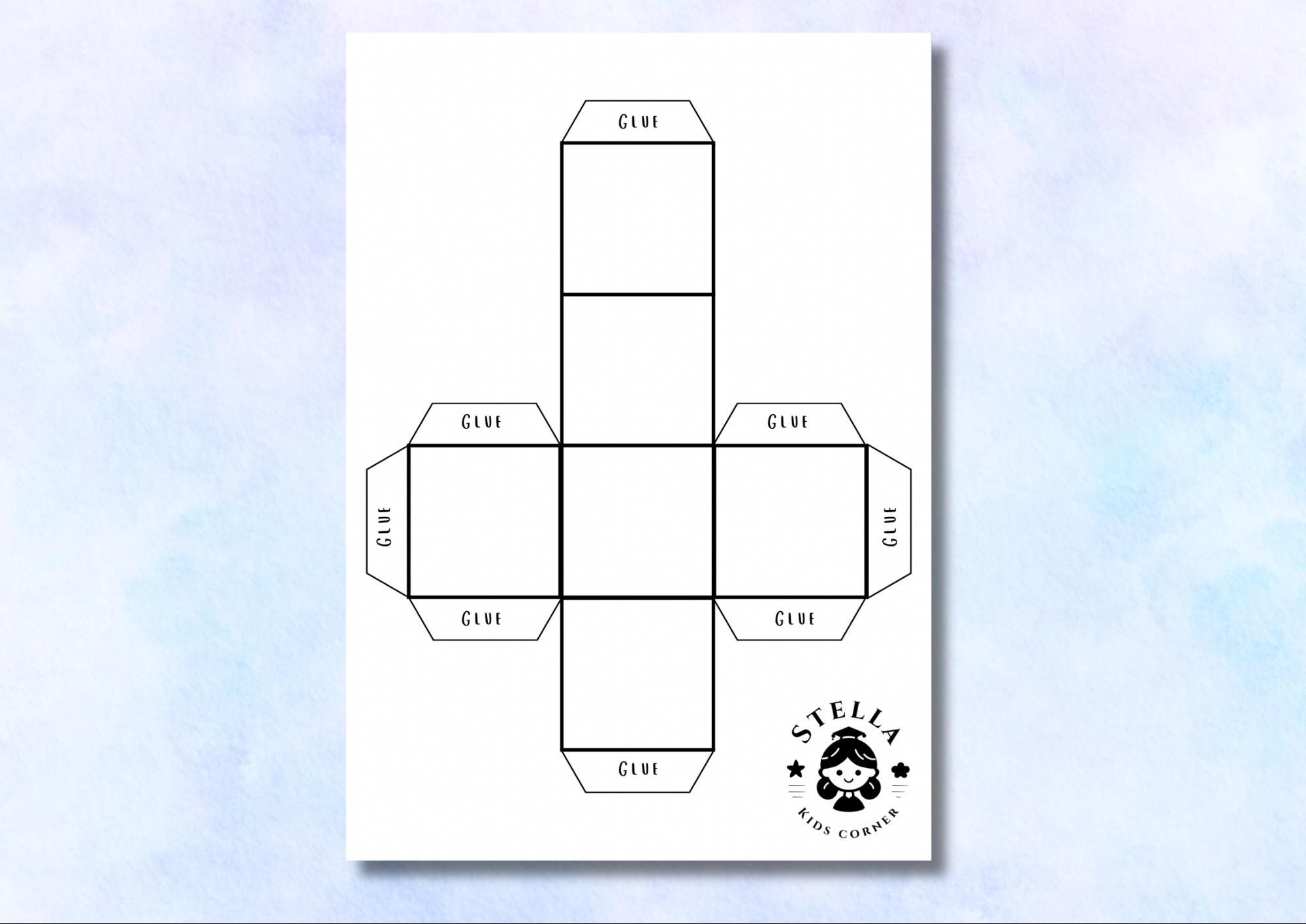 Printable Dice Game for Kids | DIY Shape and Linea Dice + Blank ...