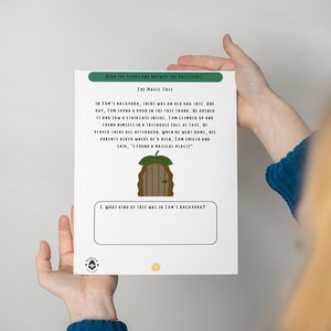 Digital Reading Comprehension Workbook for Kids - 20 Magical Stories ...