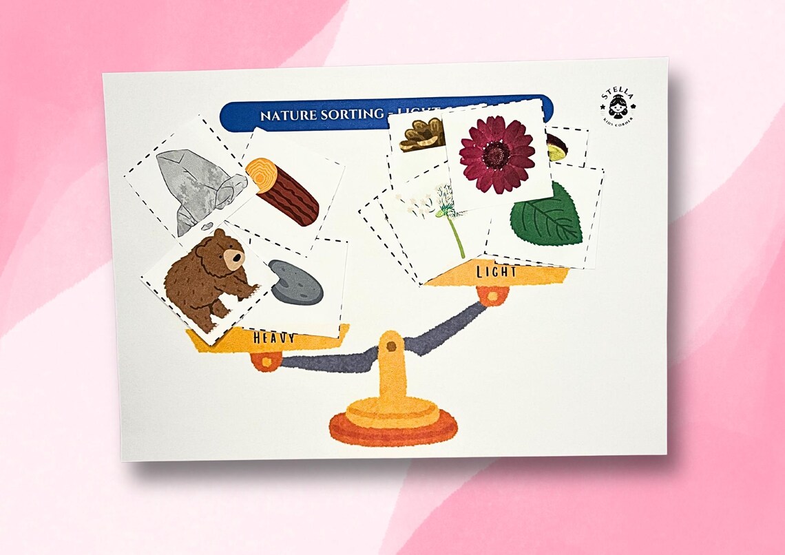 Printable Sorting Game for Kids | Digital Activity | Animals, Fruits ...