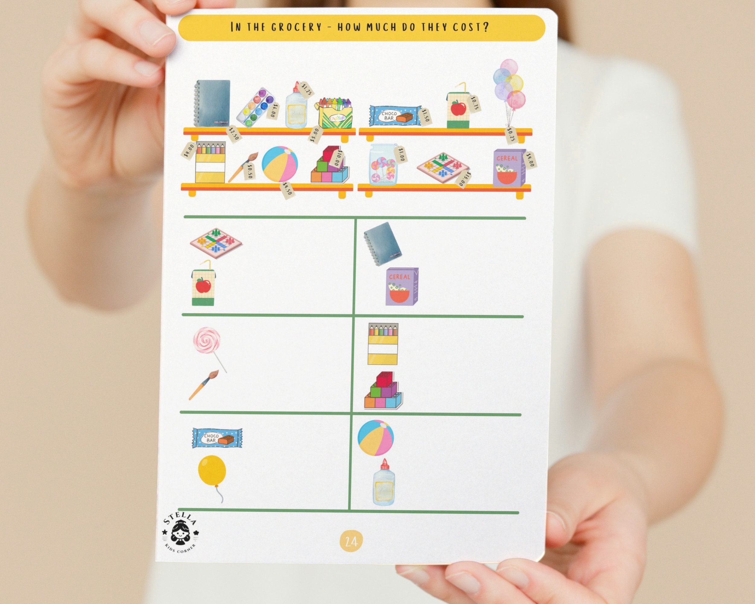 Kids Financial Workbook, Printable Money Activities for Children ...