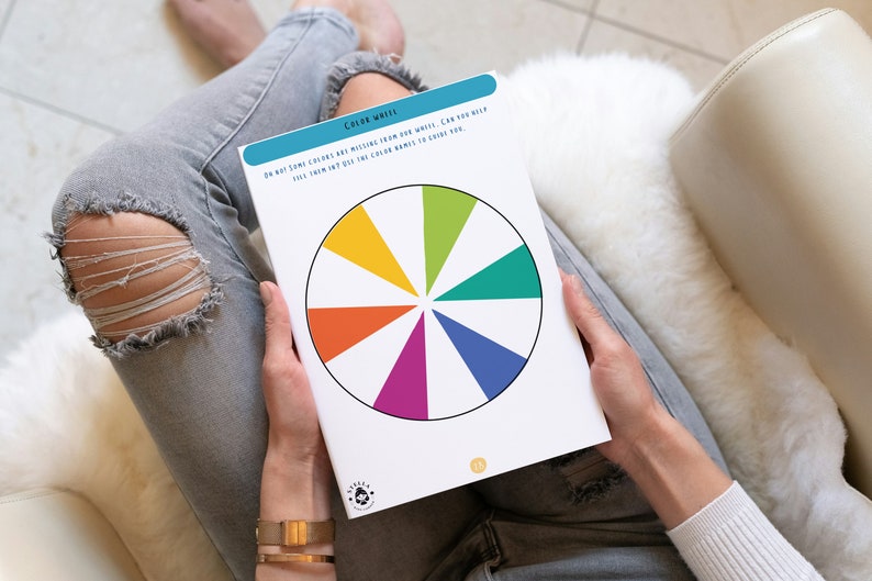 Interactive Color Learning Workbook for Children in Preschool ...