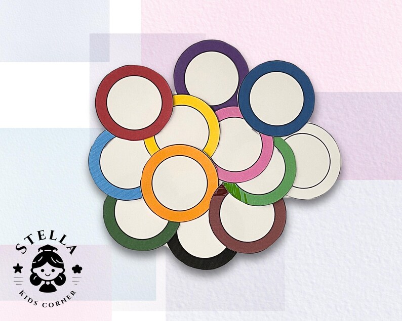 Color Circle Match Game | Printable PDF | 100+ Pattern Cards for Kids ...