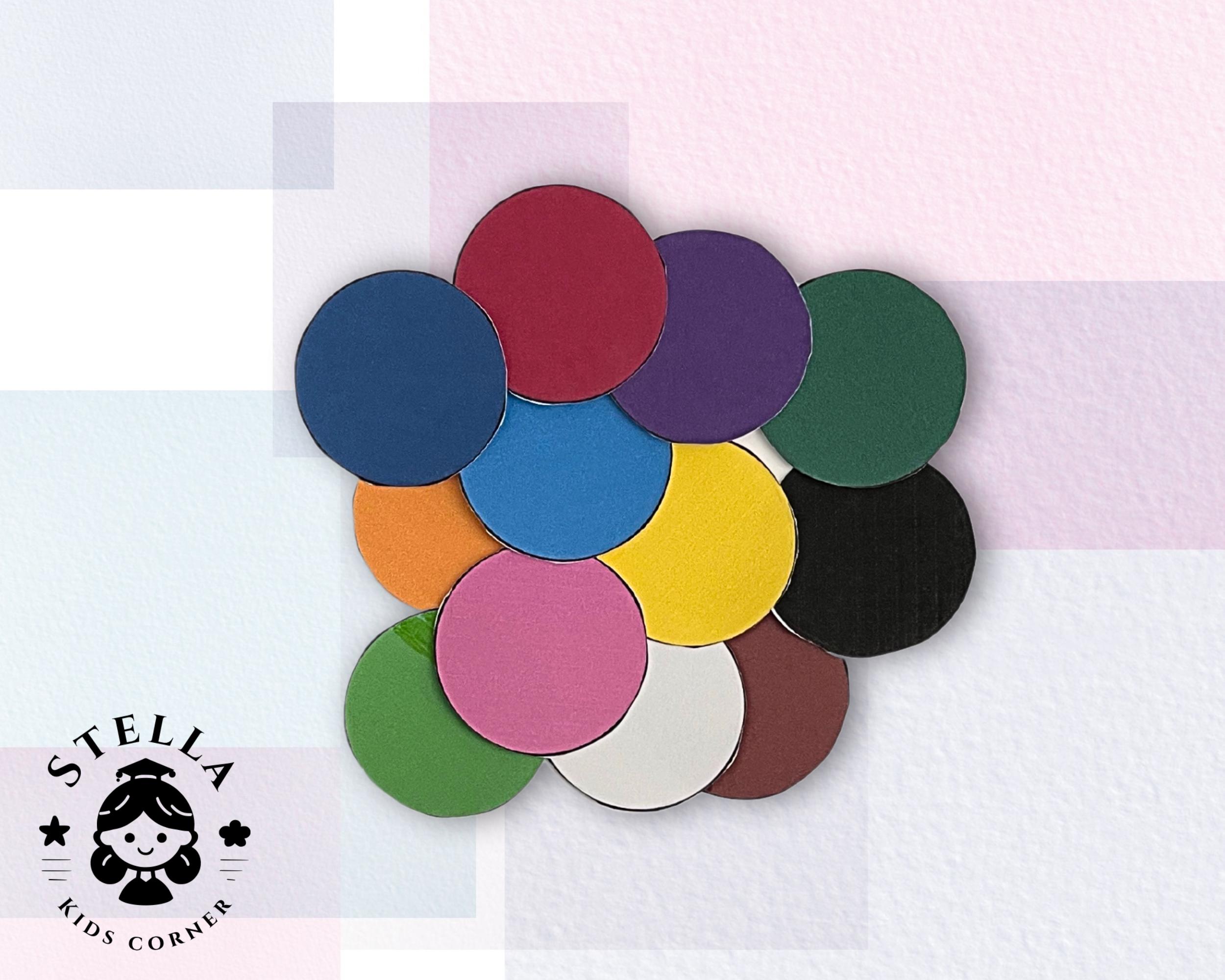 Color Circle Match Game | Printable PDF | 100+ Pattern Cards for Kids ...