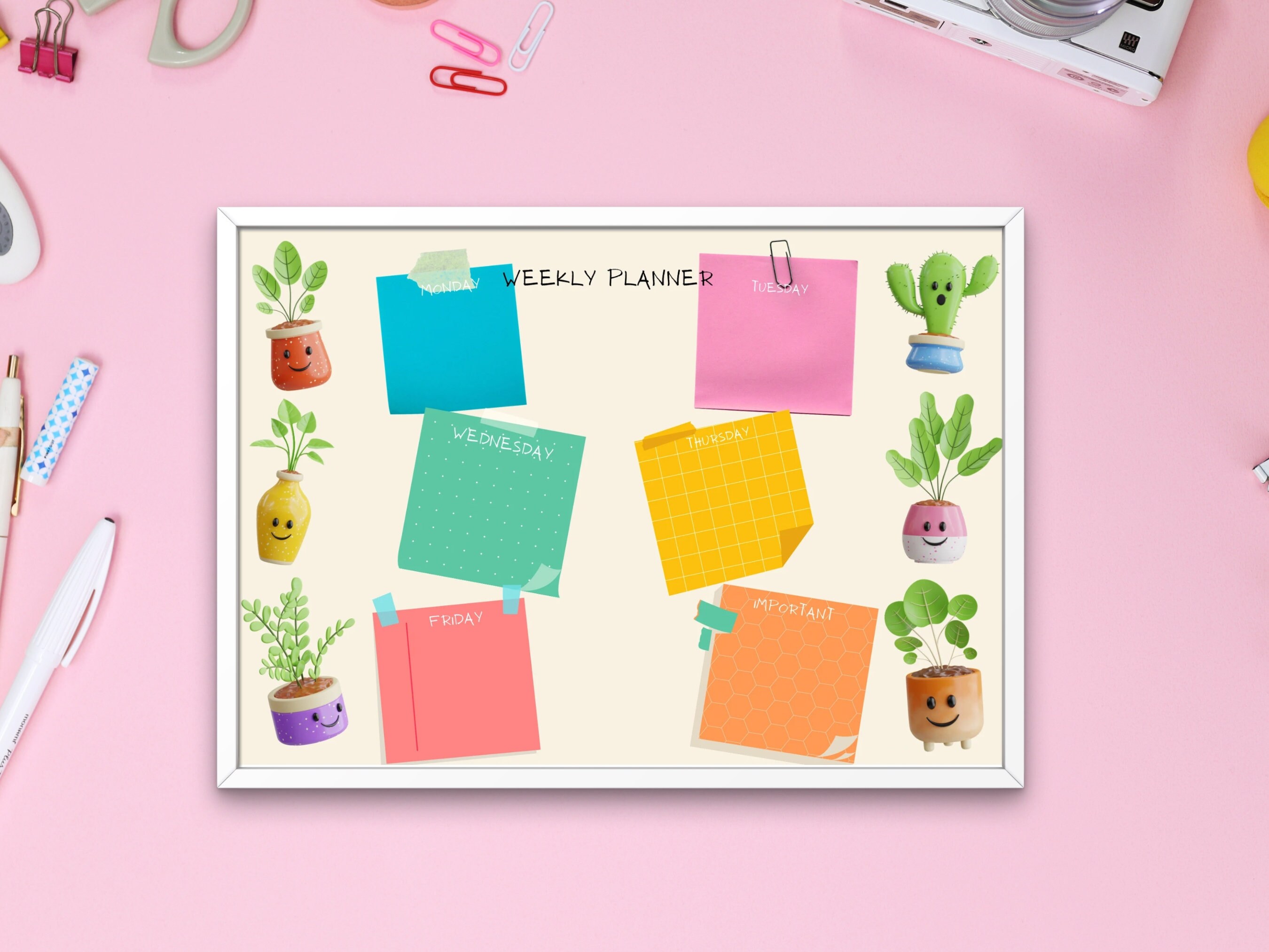 Printable School Timetable - Organize, Plan, & Shine! - Etsy