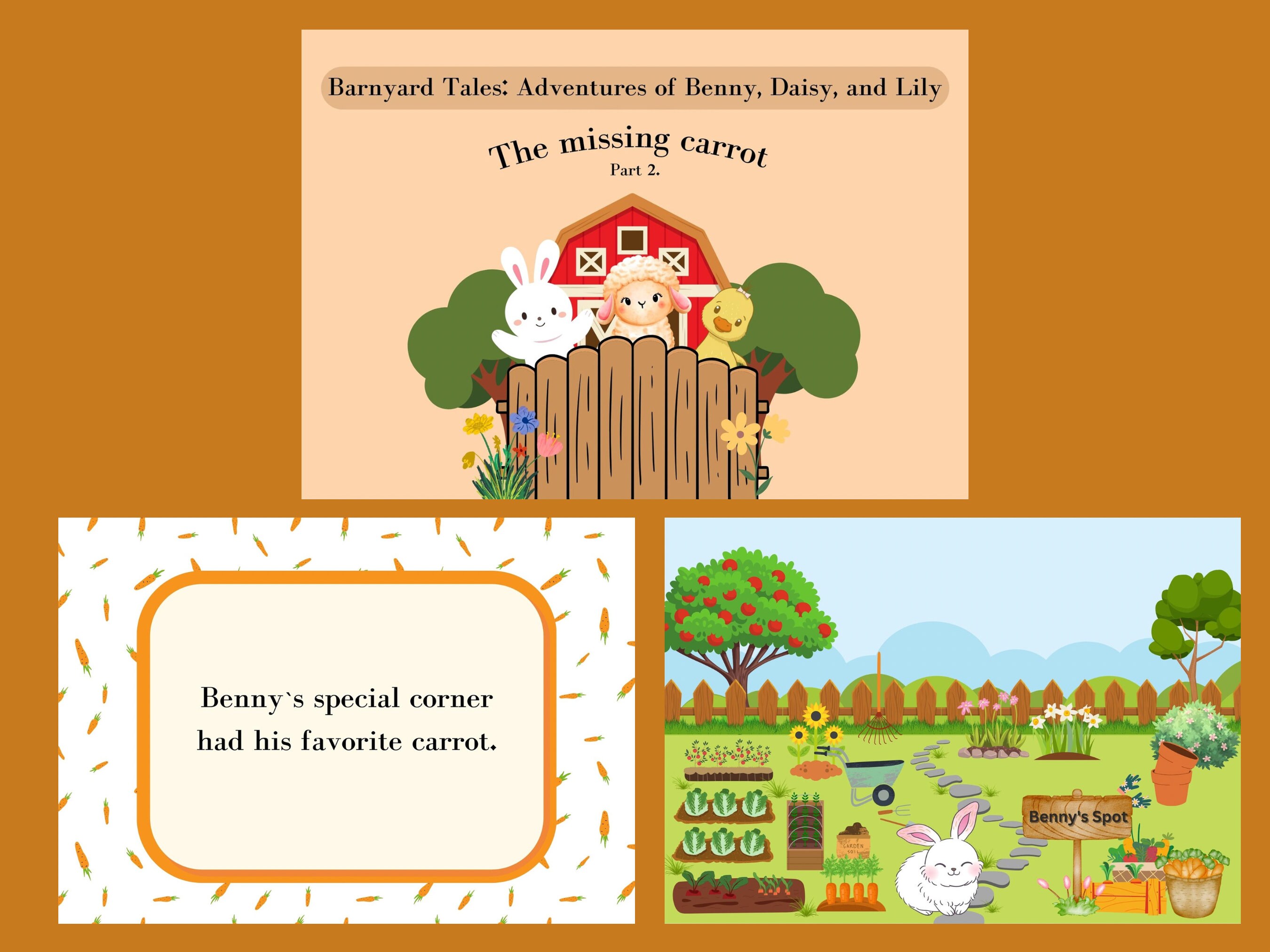 Printable Children’s Book- Barnyard Tales: Benny, Daisy & Lily ...