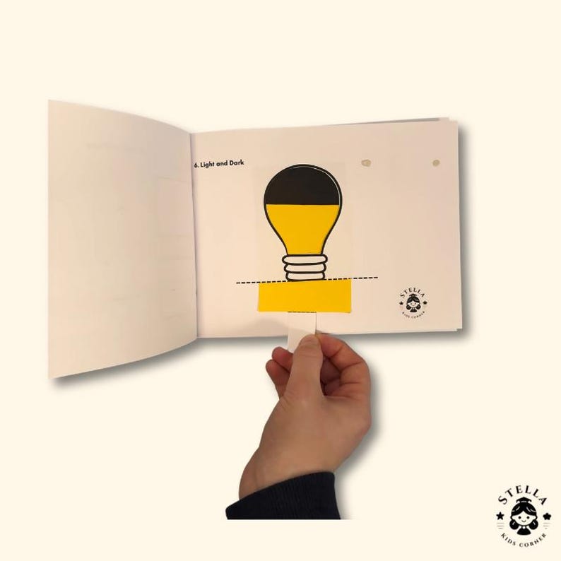 Printable Opposite Words Quiet Book for Kids | Interactive Busy Book ...