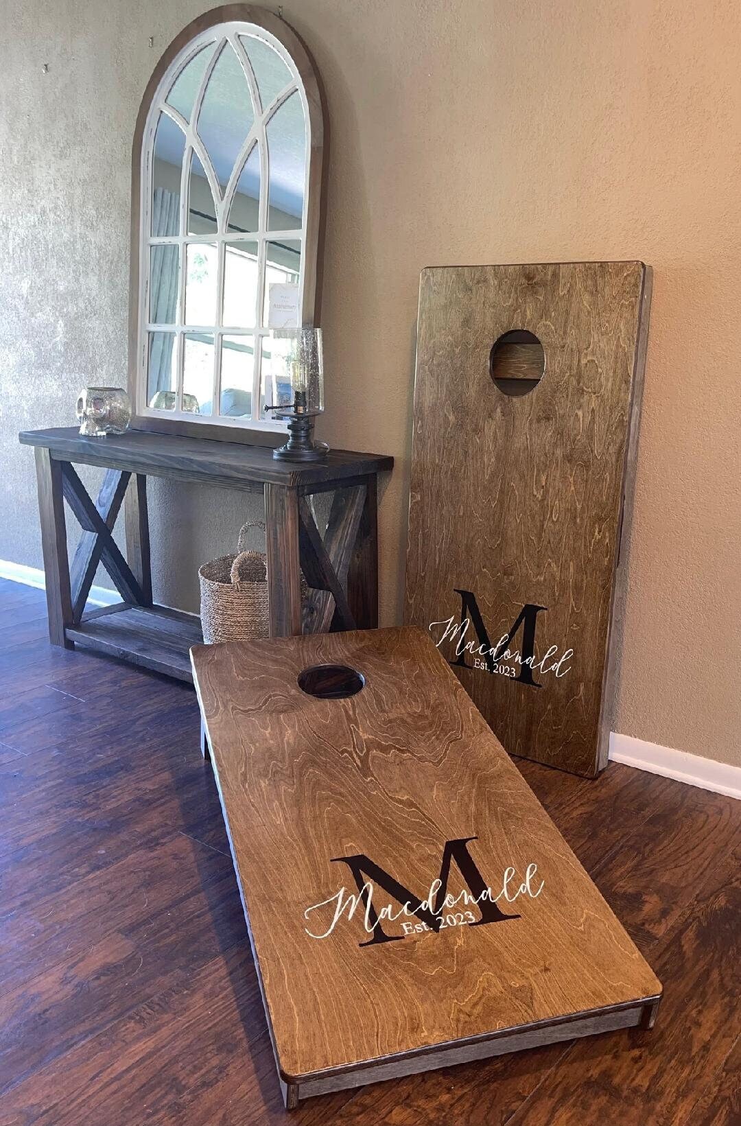 Cornhole Board Official Size Free Shipping Bag Toss Cornhole Wedding ...