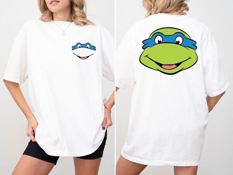 Custom Turtles Group Front and Back Comfort Colors® Shirt, Turtles ...