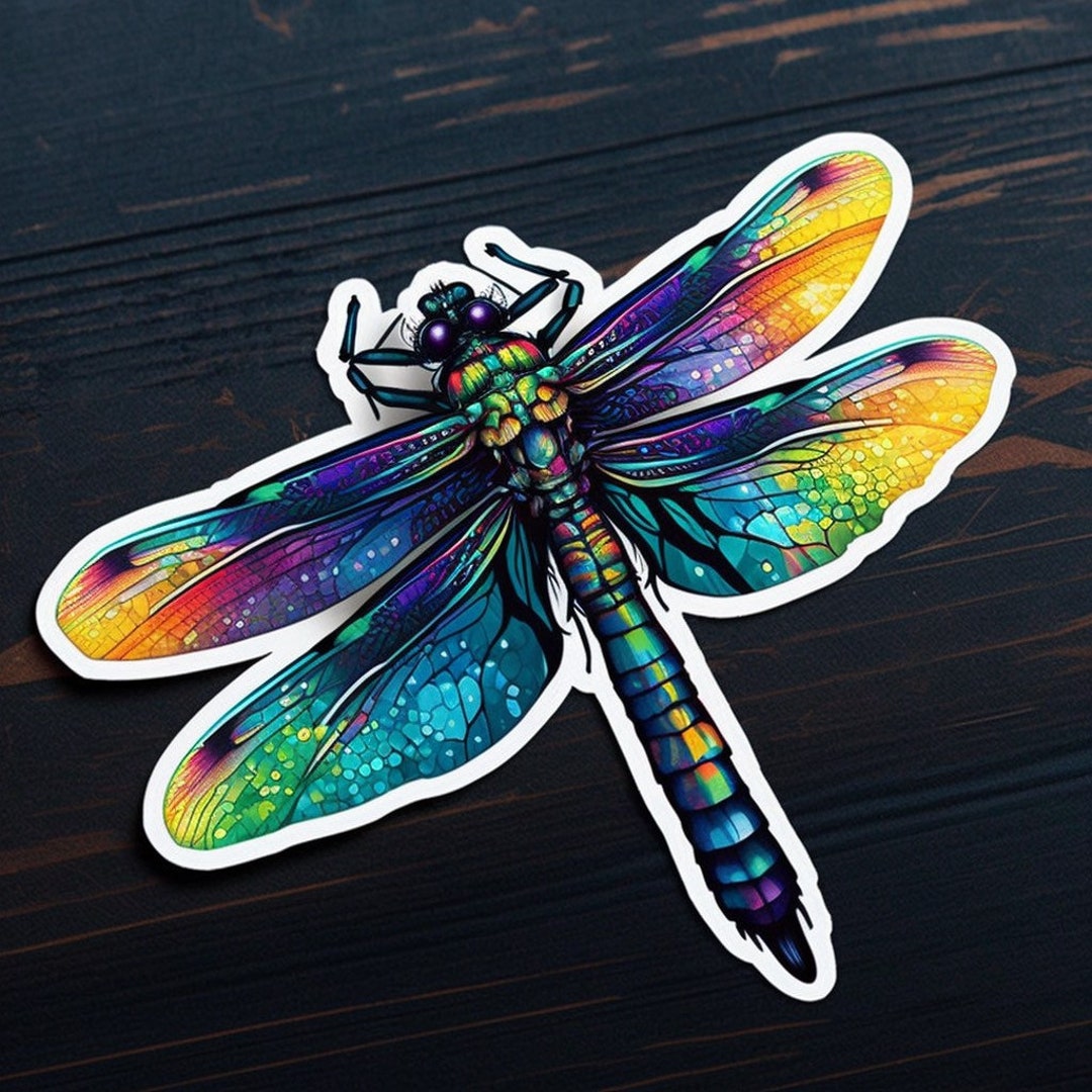 Dragon Fly Sticker - Etsy