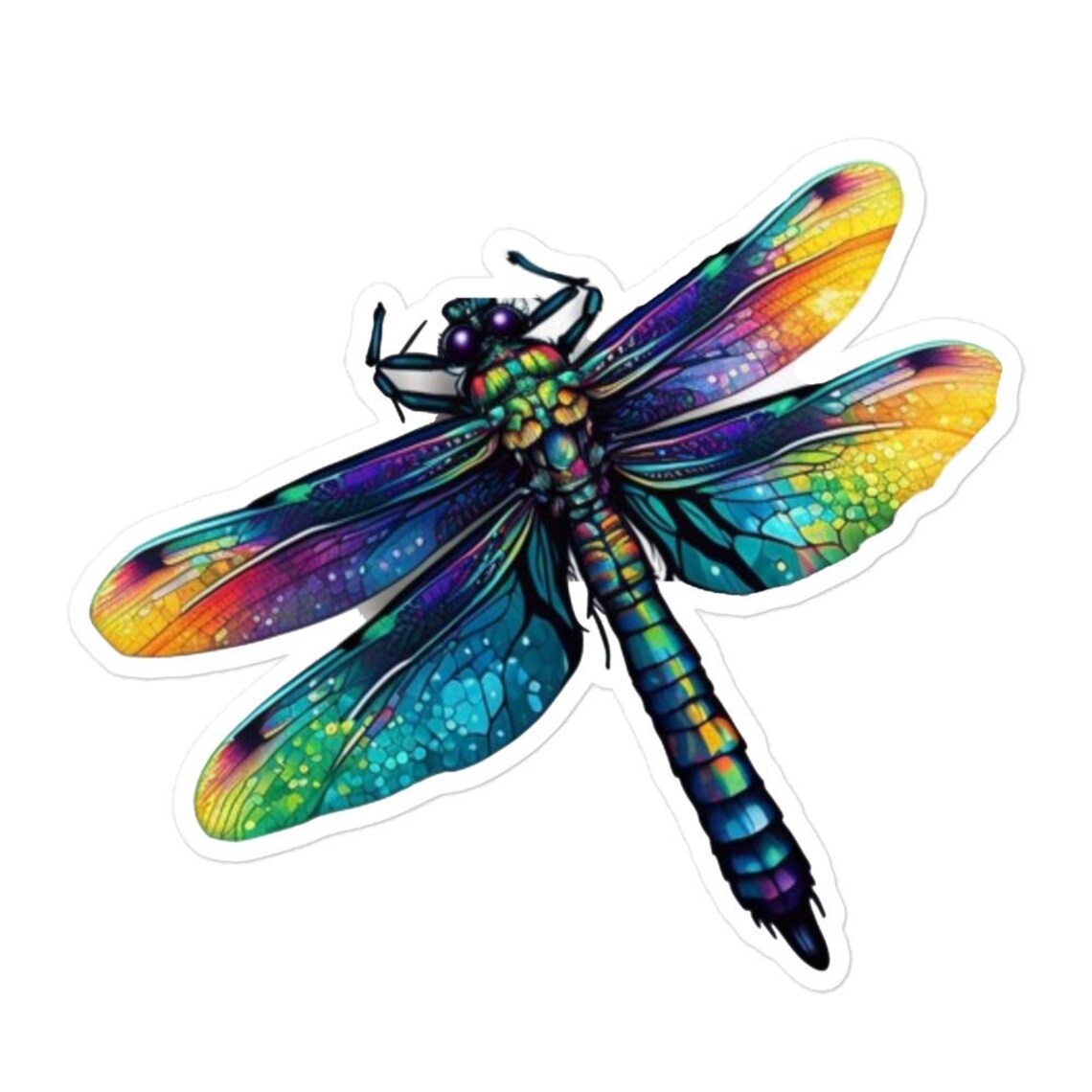 Dragon Fly Sticker - Etsy