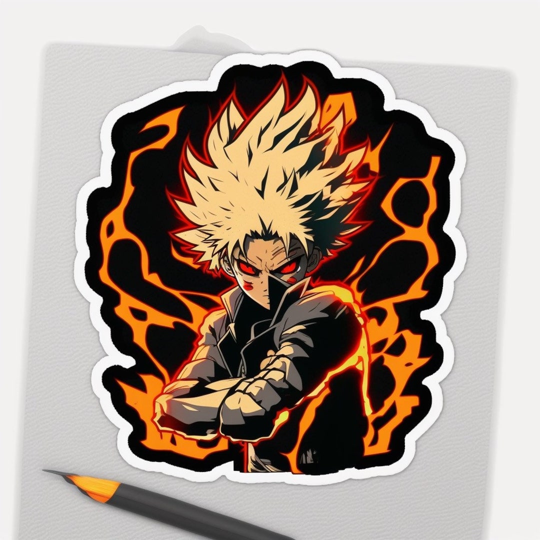 Cartton Anime Sticker - Etsy