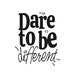 Dare to Be Different Poster, Minimalistic Design, High Quality ...