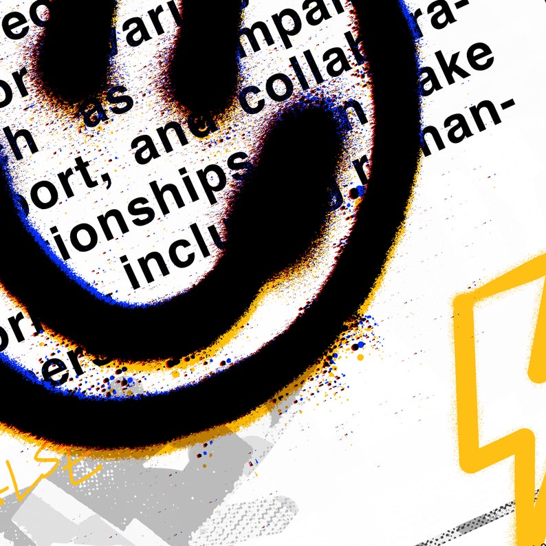 Human Relations Poster, Smiley Face, Smile, A2 Printable, Typography ...