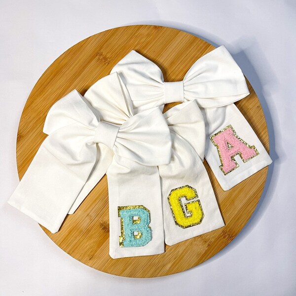 Letter With Bow - Etsy
