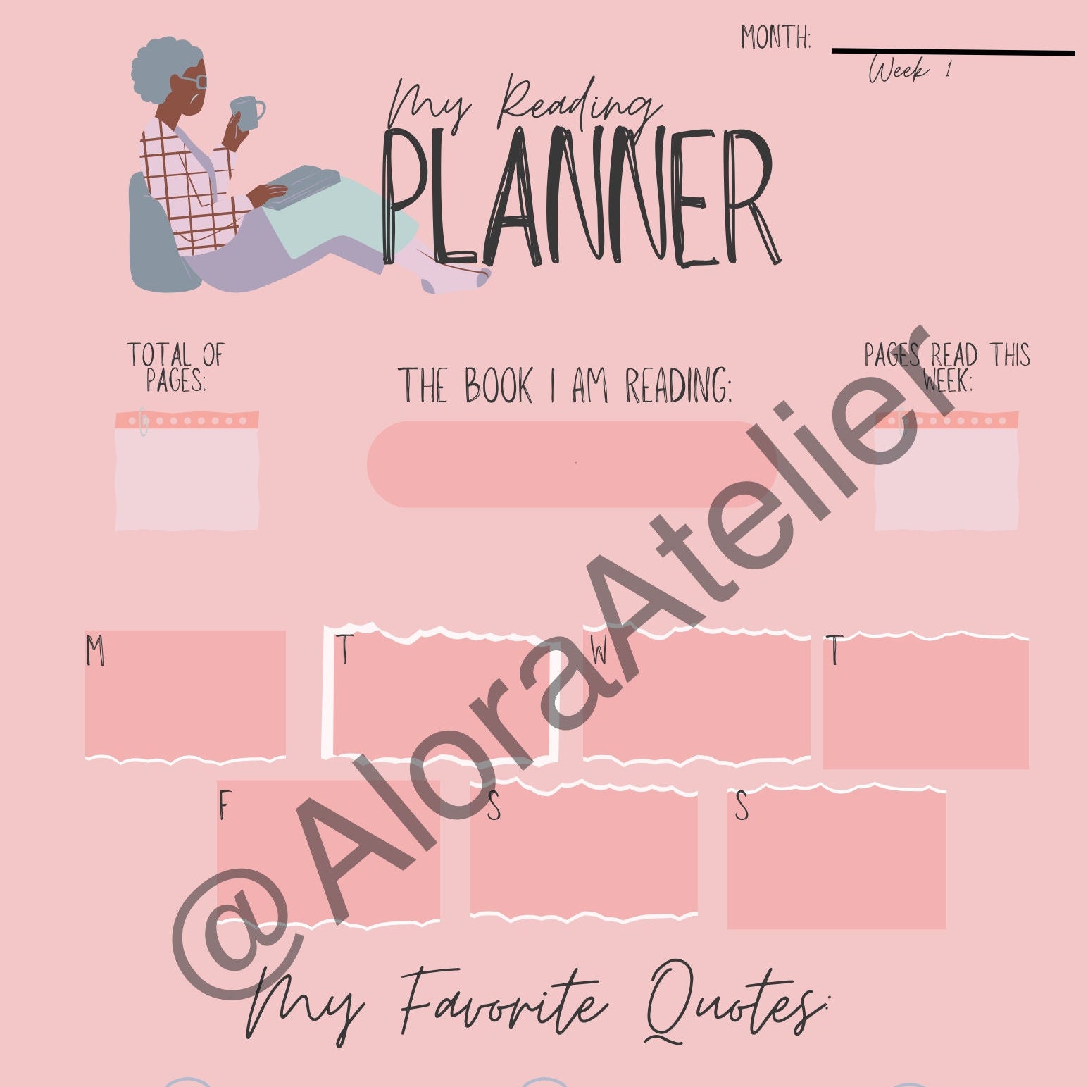 The Ultimate Reading Planner - Digital/printable - Etsy
