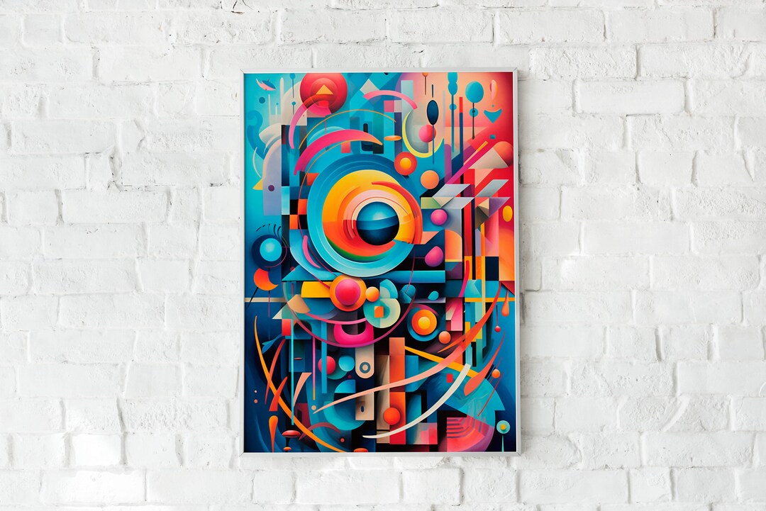 Beautiful, Colorful Modern Day Abstract Art, High Premium Quality ...