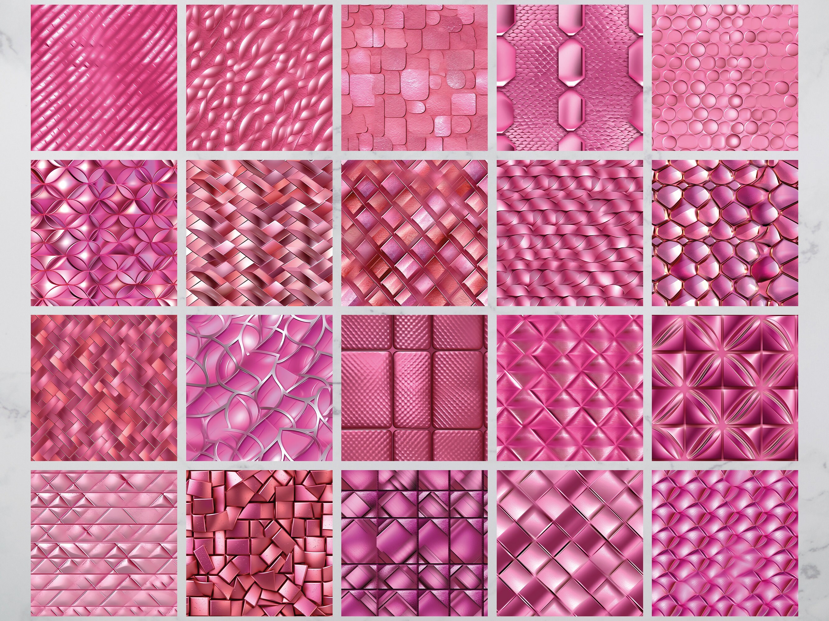 Pink Texture Digital Paper Seamless Pattern 20 JPG Files - Etsy