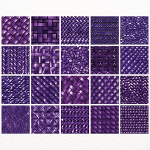 Luxury Purple Seamless Pattern - 20 PNG Glam Digital Paper, Instant ...