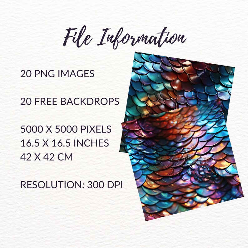 Mermaid Scale Seamless Pattern - 20 Magic Glittery Scale PNG Textures ...