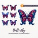 Butterfly Clipart Bundle - 20 Colorful Butterfly PNG Images ...