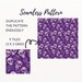 Purple Skull Seamless Pattern - 20 Gothic Skull Digital Paper ...