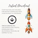 Space Rocket Clipart Bundle - 20 Astronaut and Rocket Ship PNG Images ...