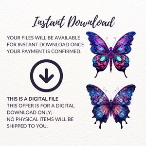 Butterfly Clipart Bundle - 20 Colorful Butterfly PNG Images ...