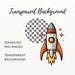 Space Rocket Clipart Bundle 20 Astronaut and Rocket Ship PNG - Etsy