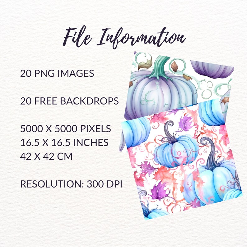 Halloween Pastel Pumpkin Seamless Pattern - 20 Pastelloween Digital ...