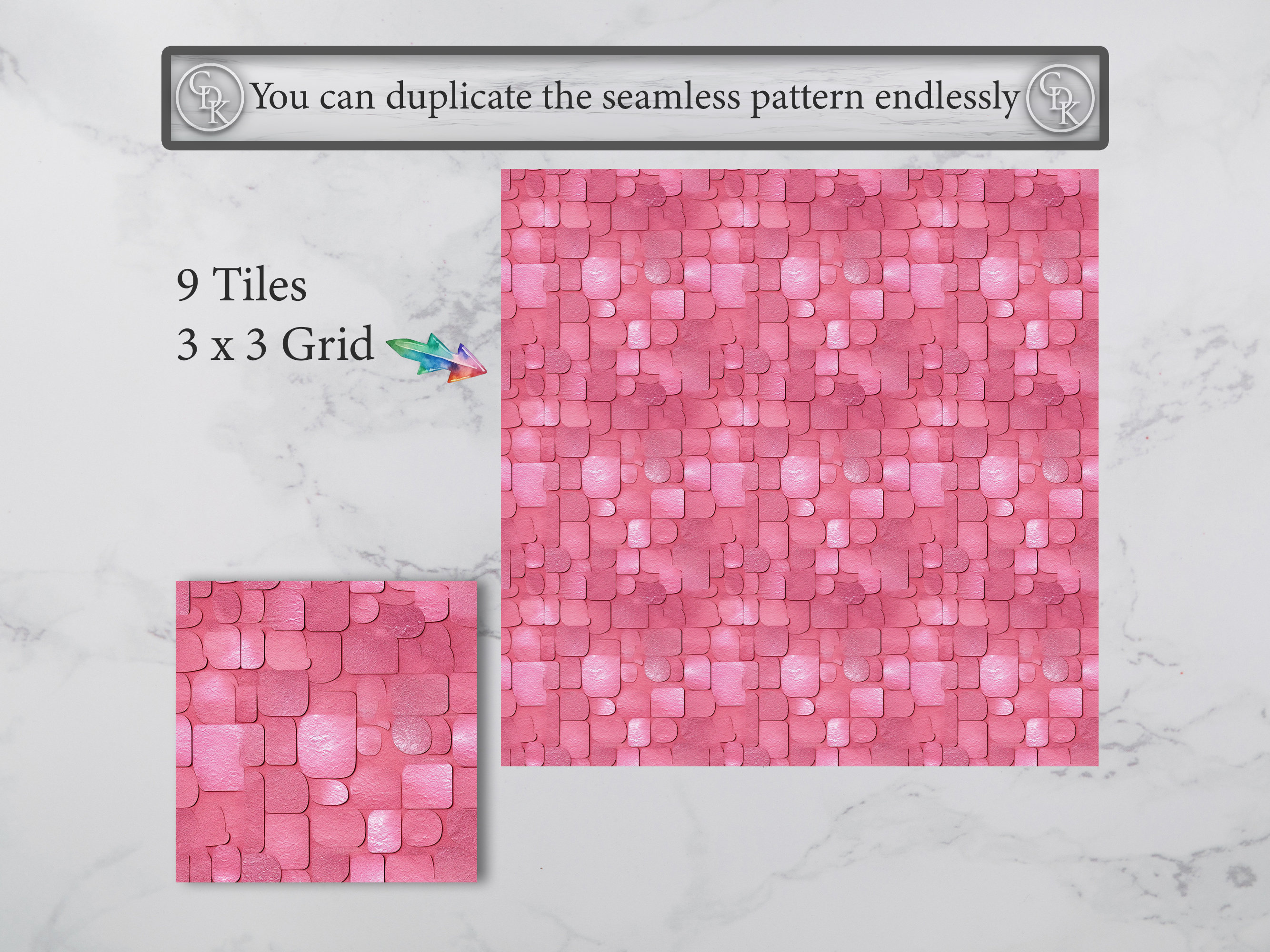 Pink Texture Digital Paper Seamless Pattern 20 JPG Files - Etsy