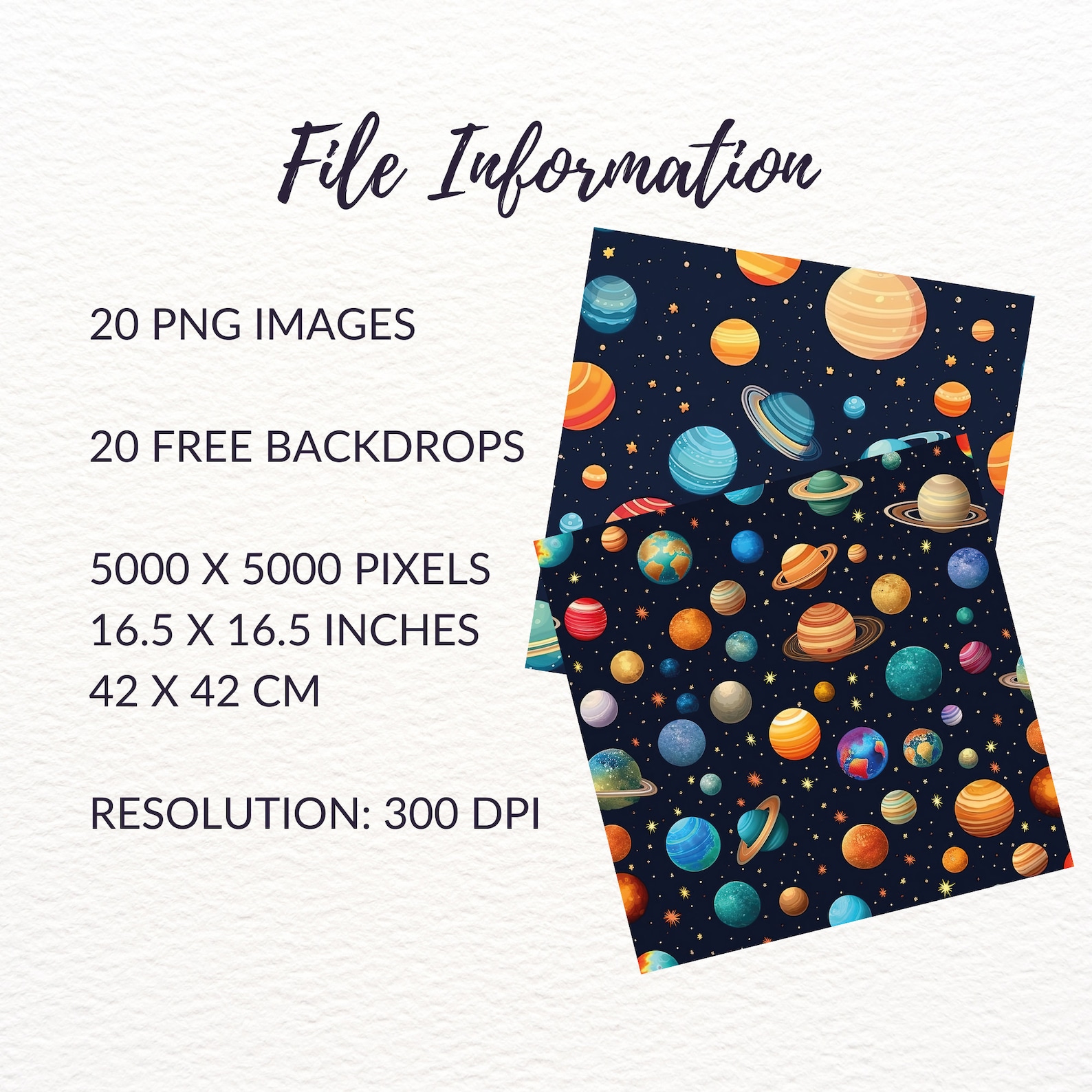 Space Planet Seamless Pattern 20 Digital Galaxy Paper Backgrounds for ...