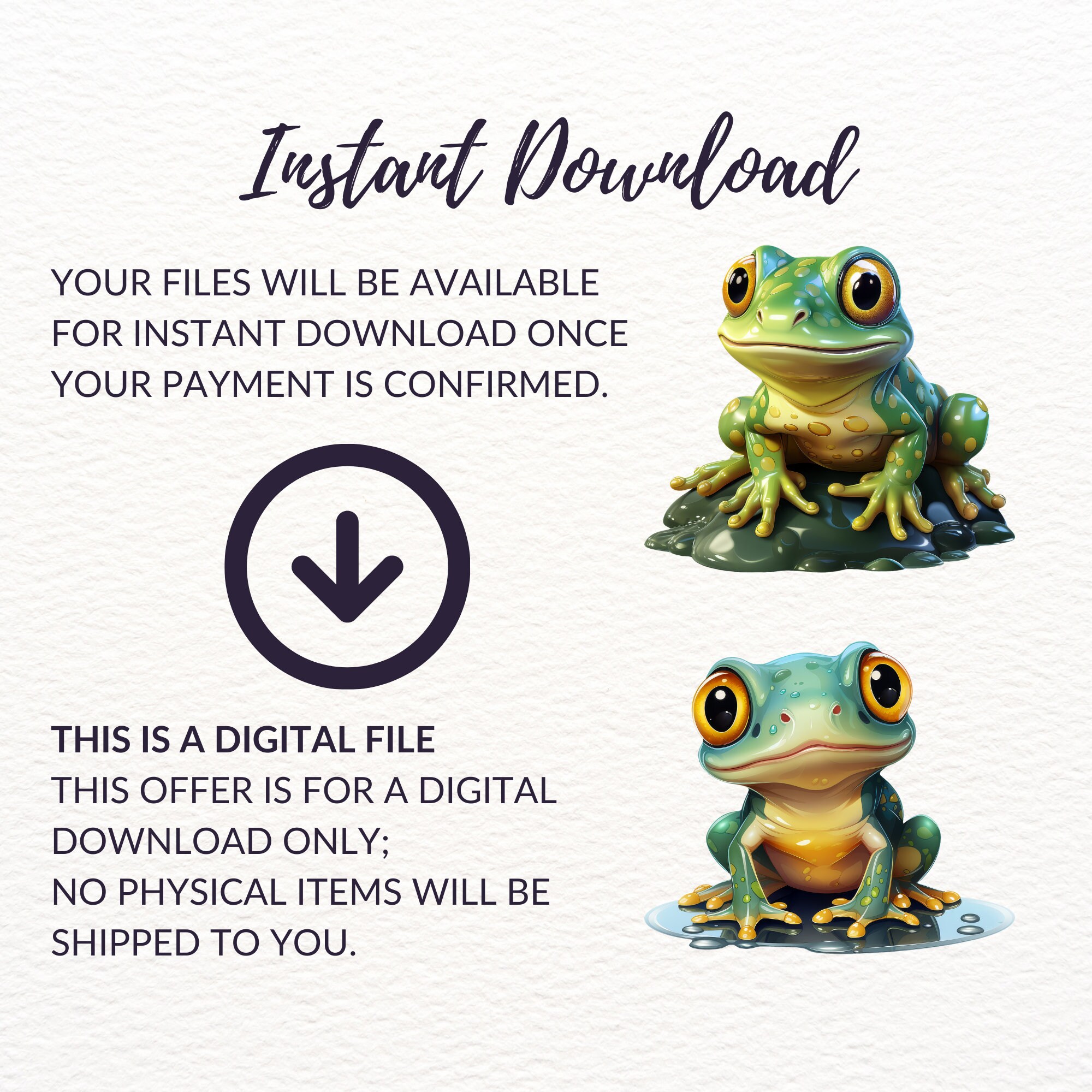 Frog Clipart Bundle - 20 Transparent PNG Images for Digital Crafting ...
