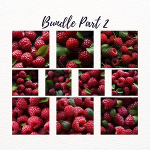 Raspberry Seamless Pattern - 20 DIY Crafts Backgrounds for Digital ...