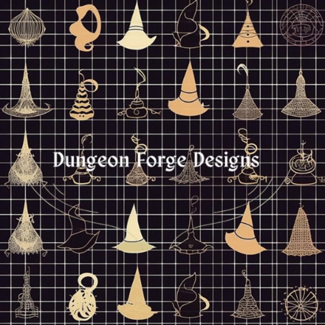 Wizards & Witches - Hat Pack, Witches, Fantasy, Magic, Wizards, DIY ...